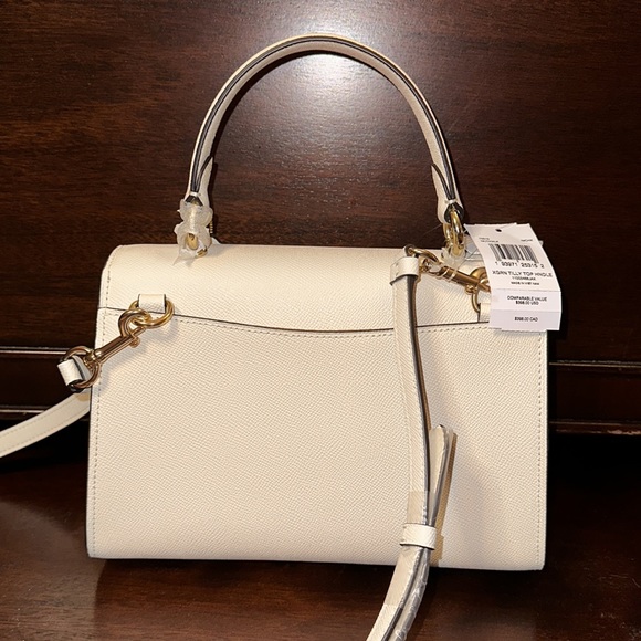 Coach | Bags | Coach Tilly Top Handle Satchel Cream Color | Poshmark
